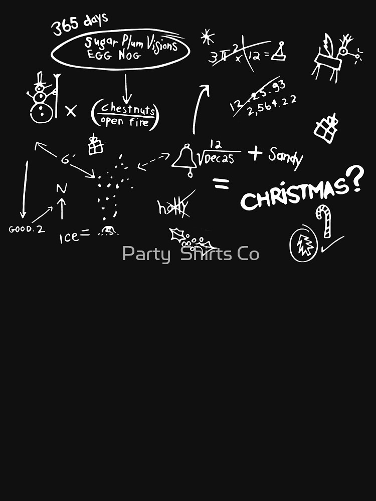 "The nightmare before christmas equation" Classic T-Shirt for Sale by ...