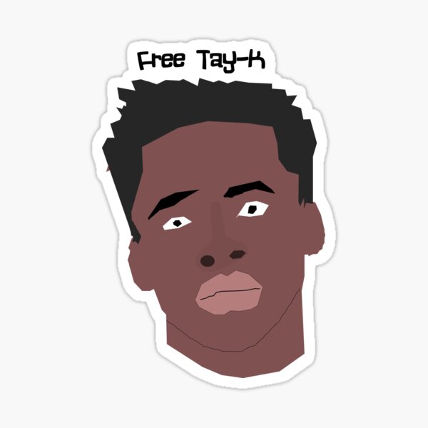 "Free Tay-K" Sticker by Mason-Bass | Redbubble