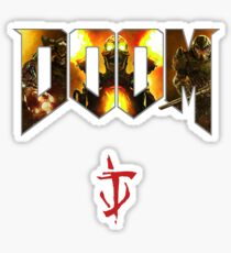 Doom Slayer Stickers | Redbubble