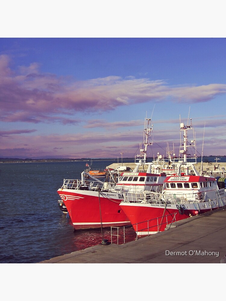 "Resting Boats, Clogherhead Harbour" Poster by dermiedee | Redbubble