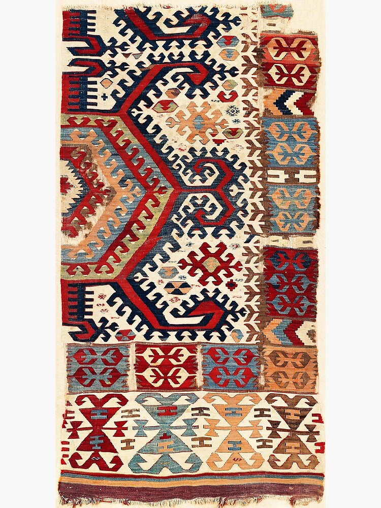 "Hotamis Antique Konya Turkish Kilim Print" Poster for Sale by bragova ...