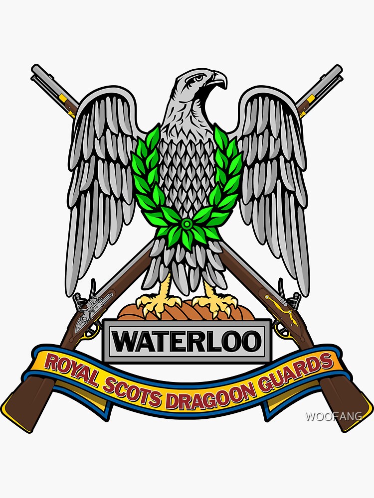 "THE ROYAL SCOTS DRAGOON GUARDS" Sticker by WOOFANG | Redbubble