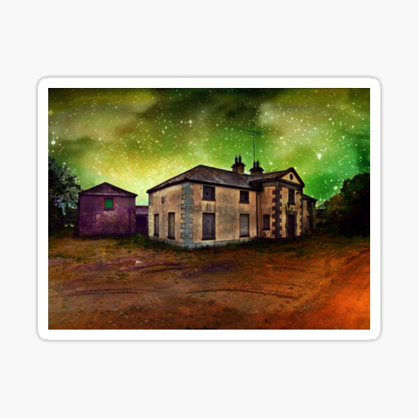 "Old House" Sticker by dermiedee | Redbubble