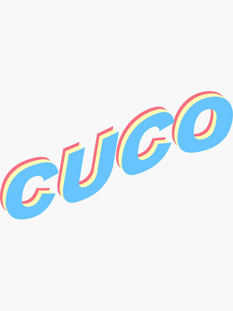 "Cuco" Sticker for Sale by grandshabby | Redbubble
