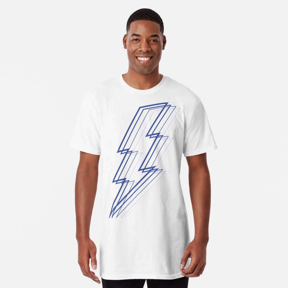 "Blue Lightning" Sticker for Sale by feliciasdesigns | Redbubble