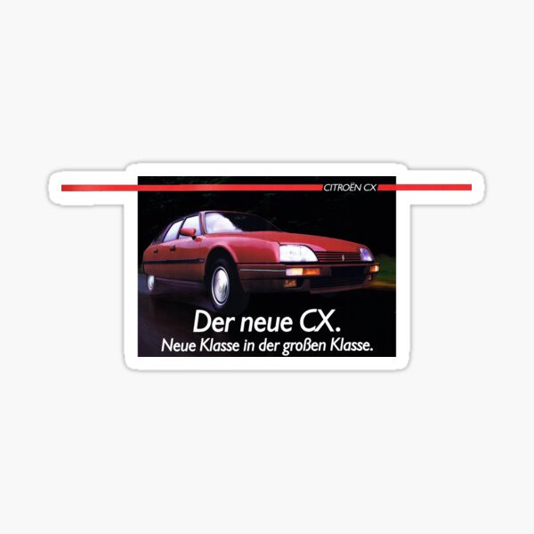 "CITROEN CX" Sticker by ThrowbackMotors | Redbubble