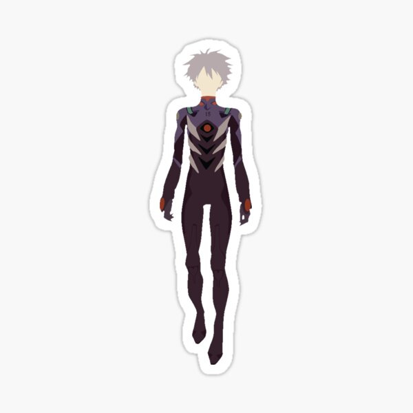 "Karou Evangelion Minimalist" Sticker for Sale by KokoroPopShop | Redbubble