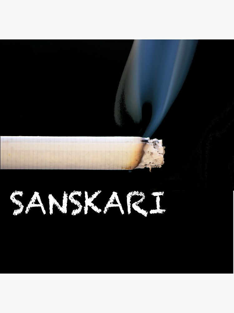 "Sanskari" Sticker by grasscamper | Redbubble