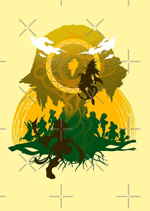 "The Battle at the Lifa Tree" by Hypertwenty Designs | Redbubble