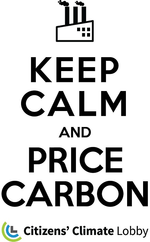 "Keep Calm and Price Carbon" by ericdjohnson | Redbubble