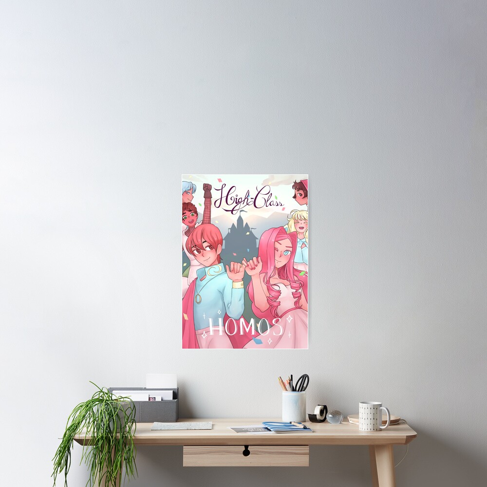 "High Class Homos Poster" Poster for Sale by momozerii | Redbubble