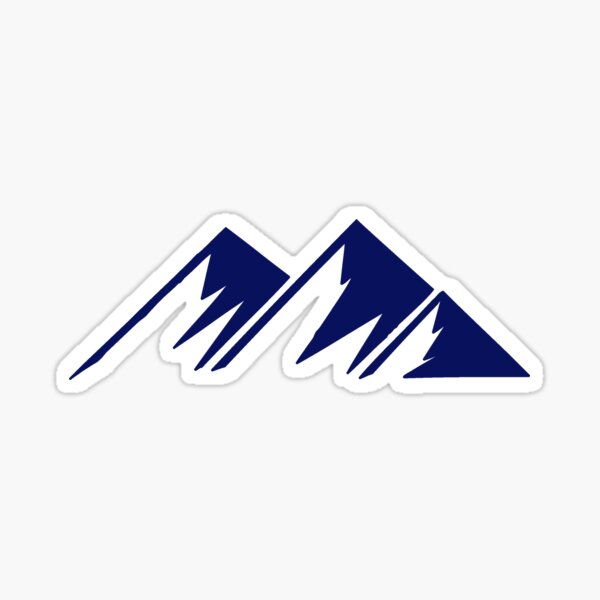 "Mountainscape Sticker " Sticker for Sale by kayleencarson | Redbubble