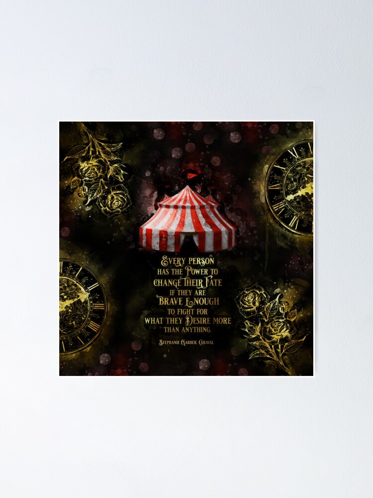"Caraval - Fate" Poster for Sale by eviebookish | Redbubble