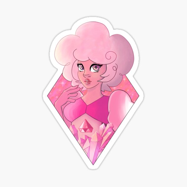 "Steven Universe Pink Diamond" Sticker by PandaDough | Redbubble
