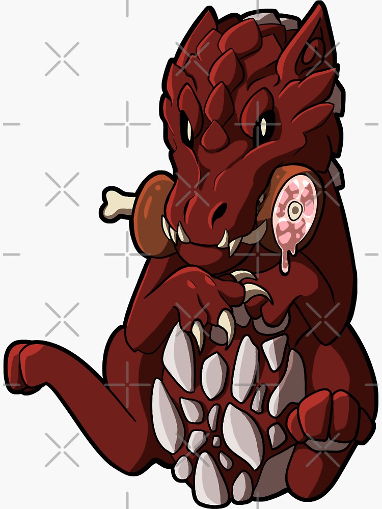 "Odogaron Chibi Monster" Sticker for Sale by AstralKarma | Redbubble