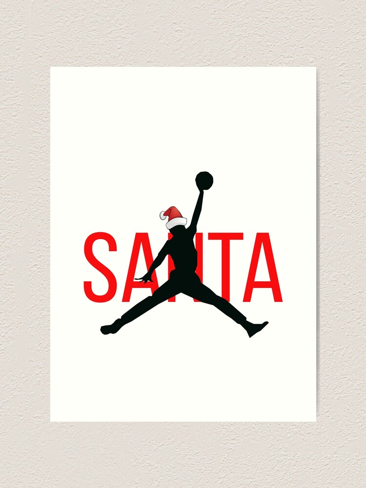 "Jordan Santa logo" Art Print by 0rileyf0 | Redbubble