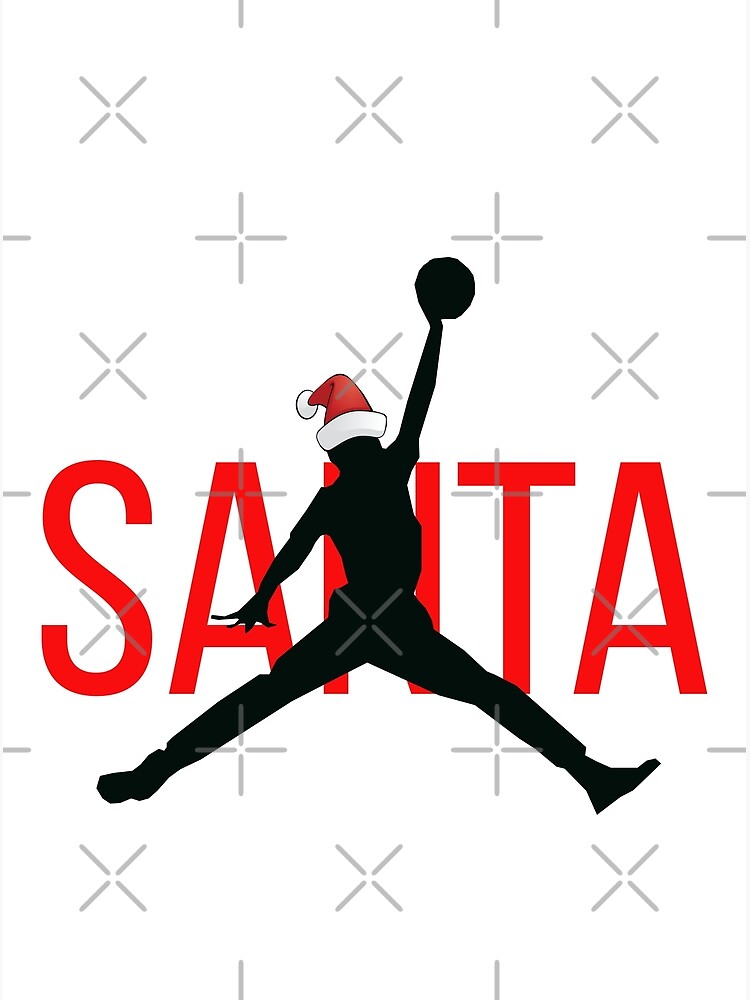 "Jordan Santa logo" Art Print by 0rileyf0 | Redbubble