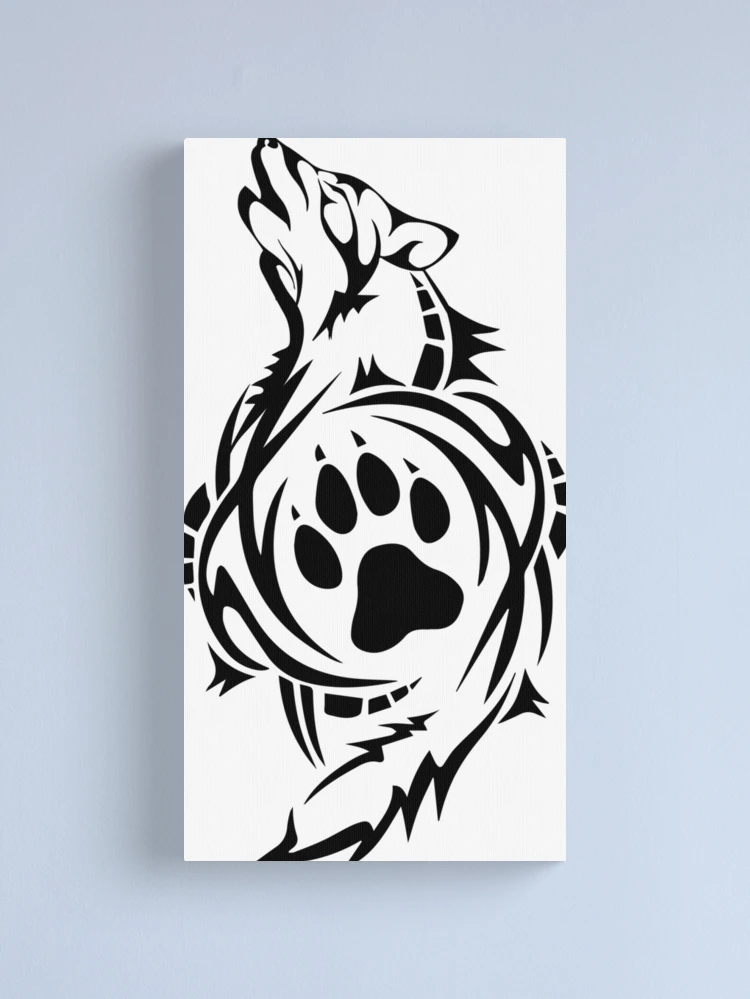 Native American Tribal Wolf Tattoos