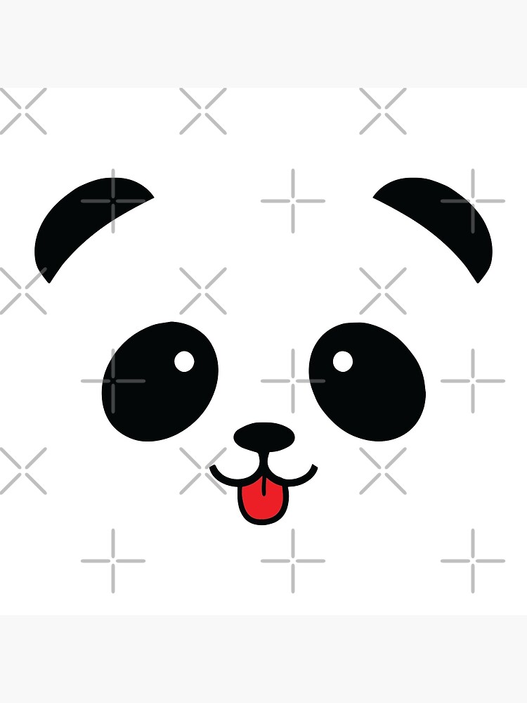 "Cute Giant Panda Blep Mlem Meme" Poster by alltheprints | Redbubble