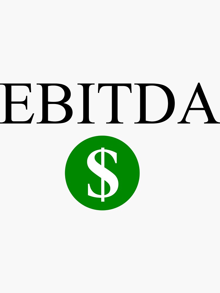 "EBITDA" Sticker for Sale by brianbubble | Redbubble