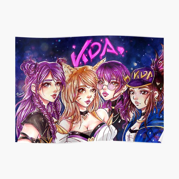 Pósters: Kda | Redbubble