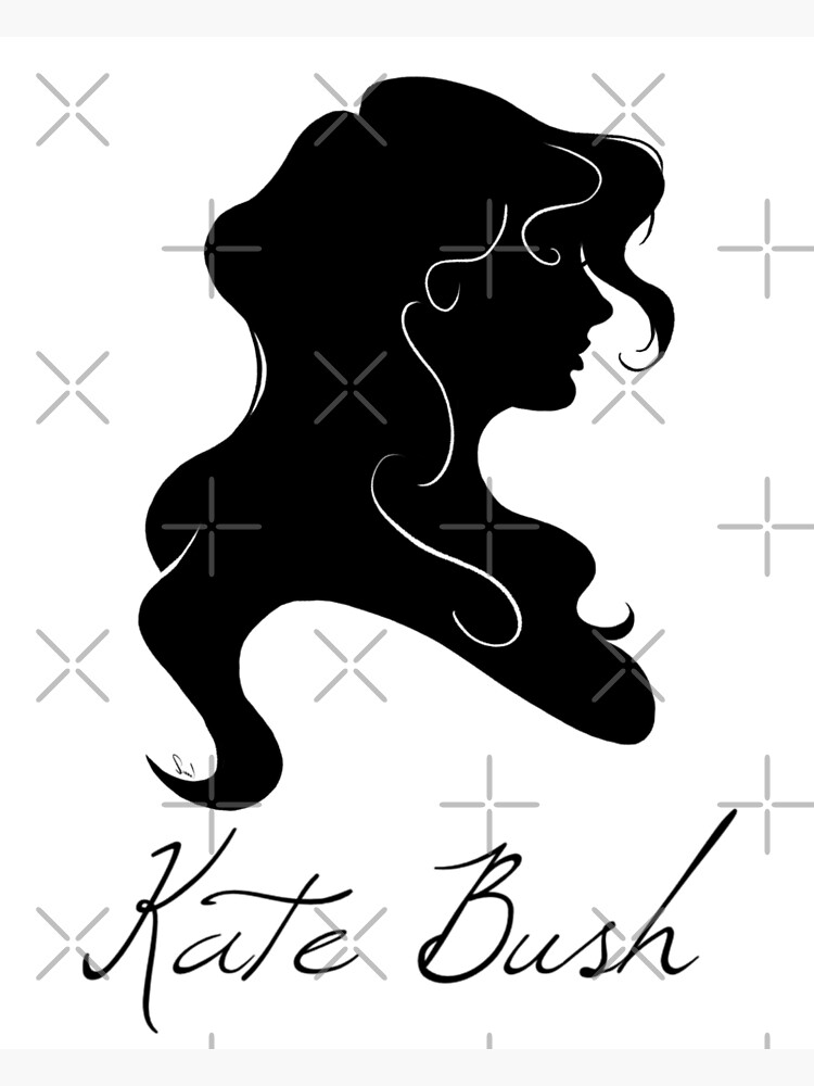 "Kate Bush Silhouette " Photographic Print by HARETONart | Redbubble
