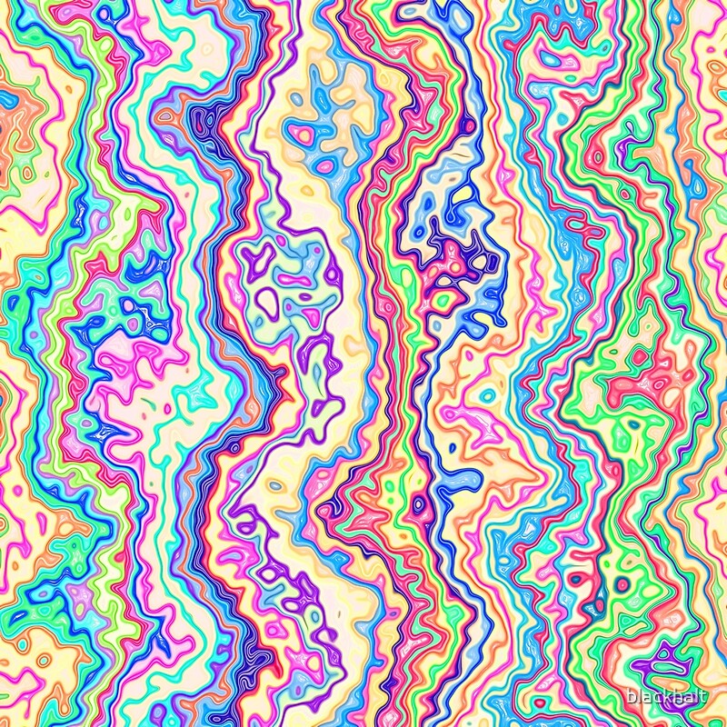 "Abstract color streams" by blackhalt | Redbubble