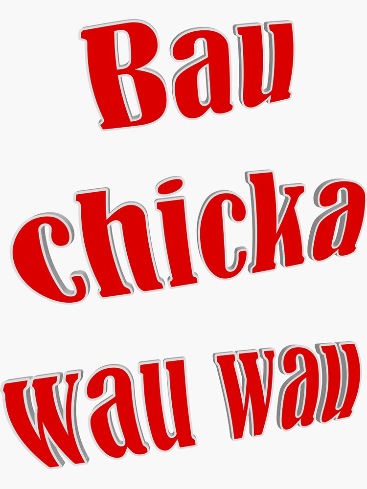 "Construction Chicka Wau Wau Speech Bubble Comic 3D Design Gift ...