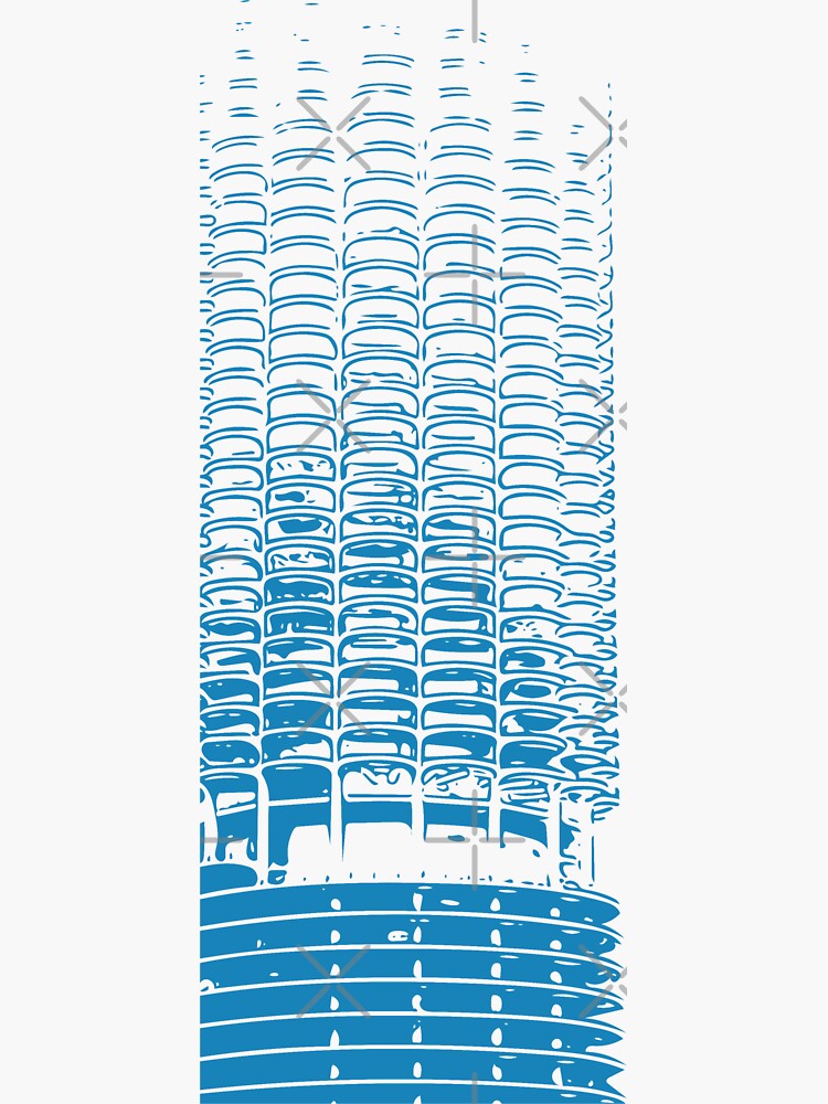 "Disappearing Tower" Sticker for Sale by trexitypix | Redbubble