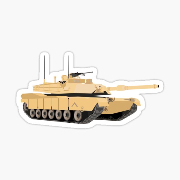 "M1A1 / M1A2 Abrams Tank" Sticker for Sale by NorseTech | Redbubble