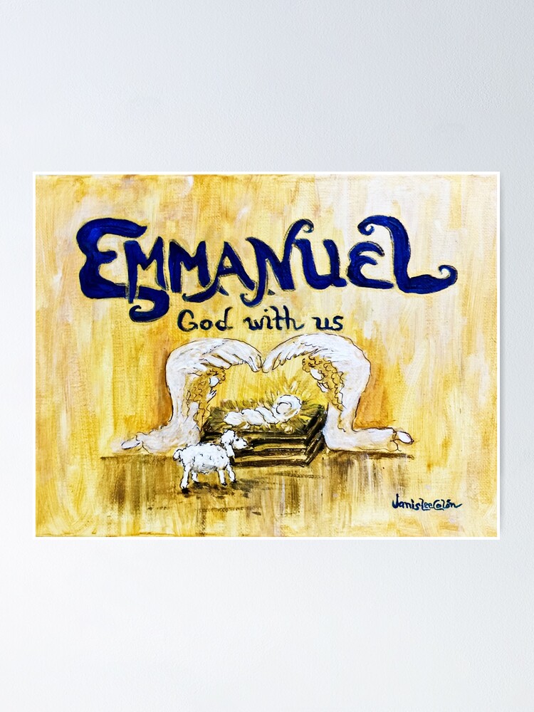 Póster «Emmanuel - Dios Con Nosotros» de ArtsyUs | Redbubble