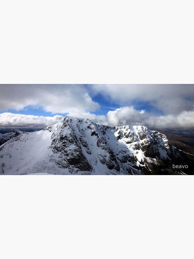 "Ben Nevis winter North Face" Poster for Sale by beavo | Redbubble