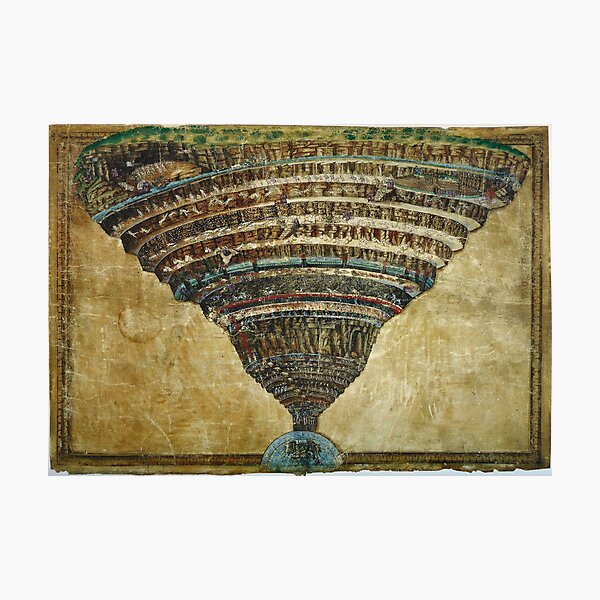 "The Mappa dell'Inferno " Photographic Print for Sale by artsylyfe ...