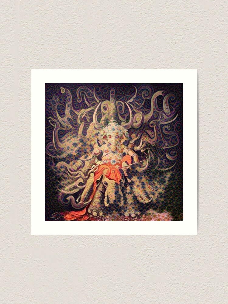 "Trippy Lord Ganesha" Art Print by 8bitfantasies | Redbubble