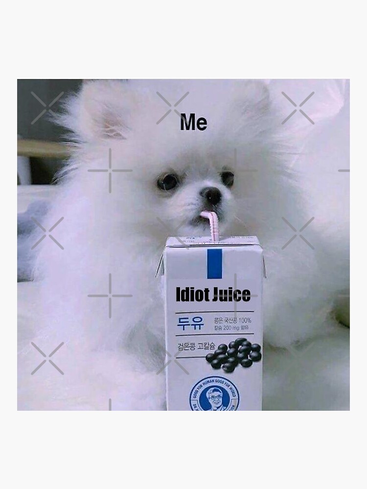 "idiot juice" Sticker for Sale by jazzy1327 | Redbubble