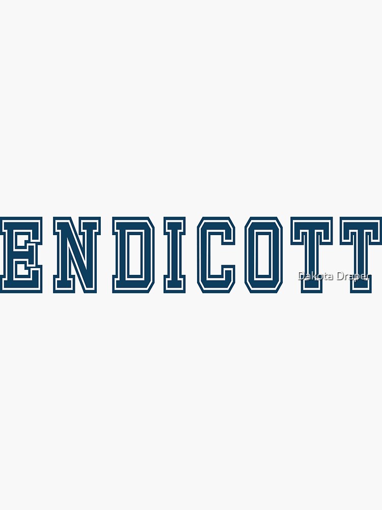 "Endicott College" Sticker for Sale by Dakoko865 | Redbubble