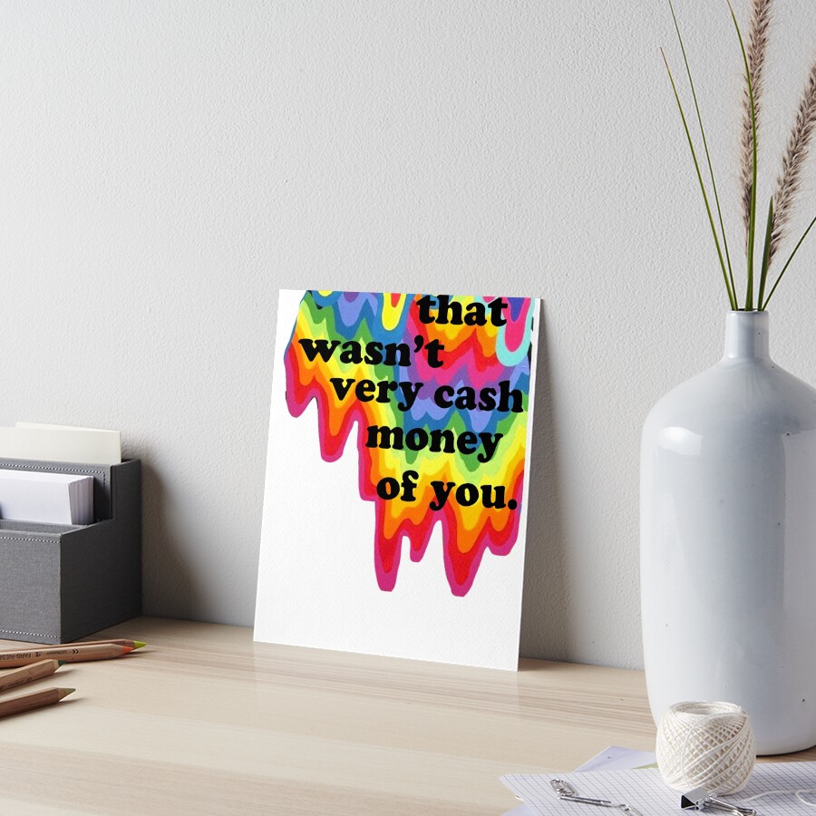 "cash money" Poster for Sale by LindseyL | Redbubble