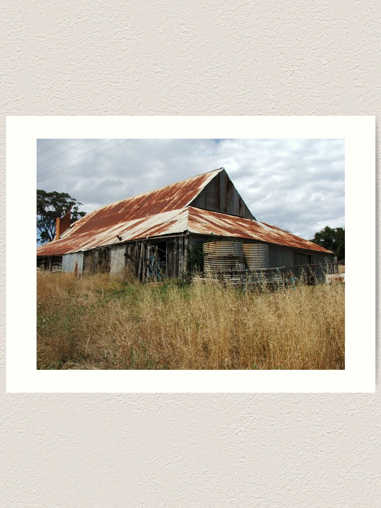 "Australian Barn" Art Print by ScenerybyDesign | Redbubble