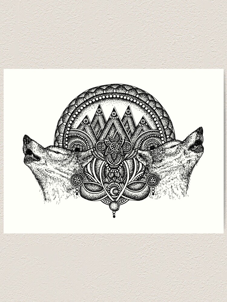 "Wolf Pack" Art Print for Sale by tiffanih | Redbubble