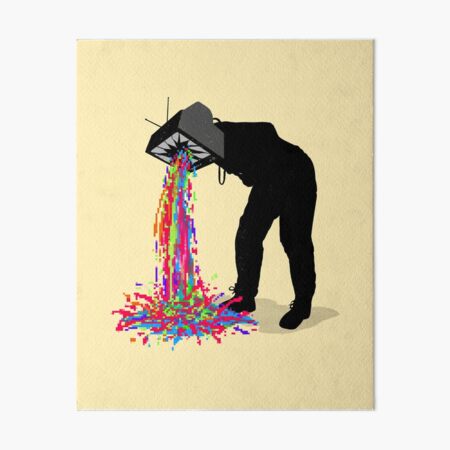 "Pixel Vomit" Art Board Print for Sale by nicebleed | Redbubble