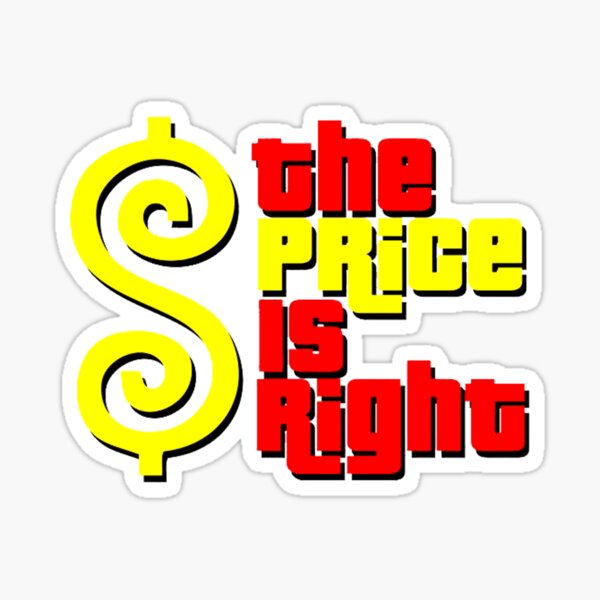 "the price is right show" Sticker by jonimort | Redbubble