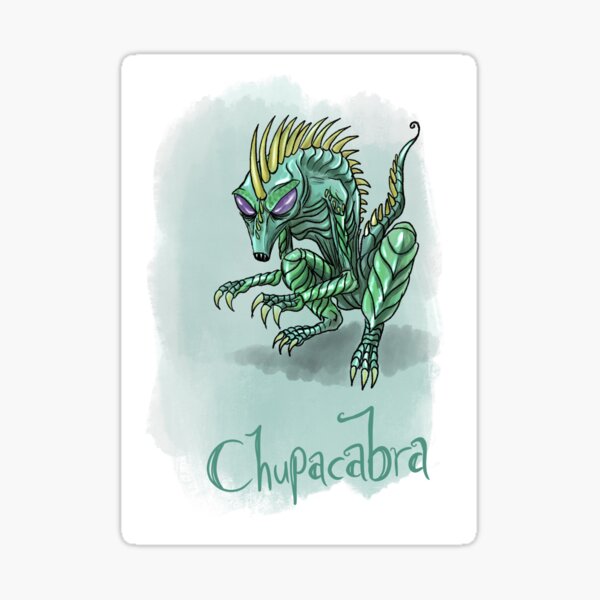 "Chupacabra" Sticker by Extreme-Fantasy | Redbubble