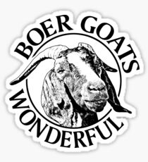 Boer Goat Stickers | Redbubble