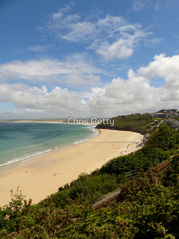 "Carbis Bay, Cornwall" Sticker for Sale by cjp74 | Redbubble