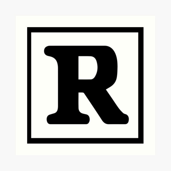 Rated R Art Prints | Redbubble