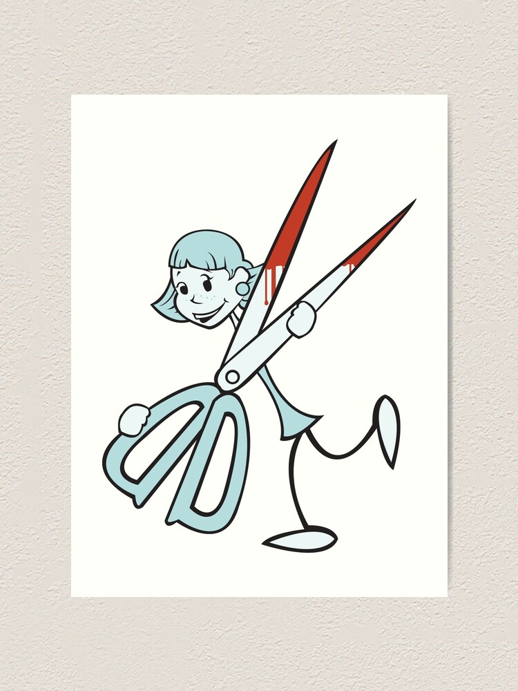 "Running With Scissors" Art Print by BenClark | Redbubble