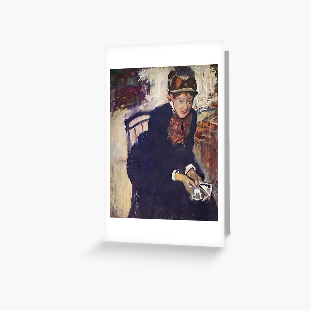 "Edgar Degas French Impressionism Oil Painting Portrait of Mary Cassatt ...