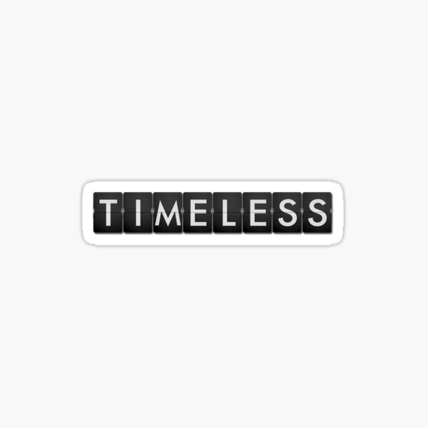 "Timeless Sticker and T-shirts" Sticker for Sale by sophieb99 | Redbubble
