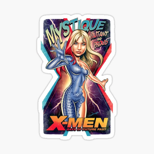 "Mutant And Proud" Sticker by renatodsc | Redbubble