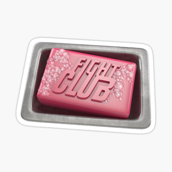 "Fight Club" Sticker for Sale by darty22 | Redbubble